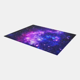 Purple Galaxy Rug - Outer Space Carpet Area Rug | Zazzle