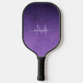 Purple Galaxy Universe Custom Monogram & Name Pickleball Paddle | Zazzle