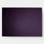 Purple Galaxy Universe Gold Moon Celestial Wedding Envelope | Zazzle