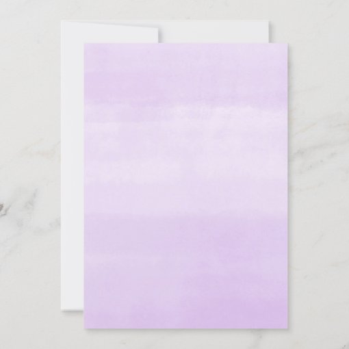 Purple girl baby shower, floral lavender lilac invitation | Zazzle