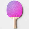 Purple Girly Glitter and Sparkle Ping Pong Paddle | Zazzle