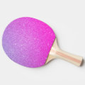 Purple Girly Glitter and Sparkle Ping Pong Paddle | Zazzle