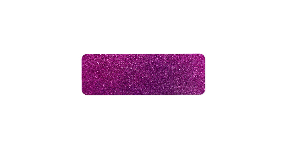 Purple Glitter Background Glittery Sparkle Label | Zazzle
