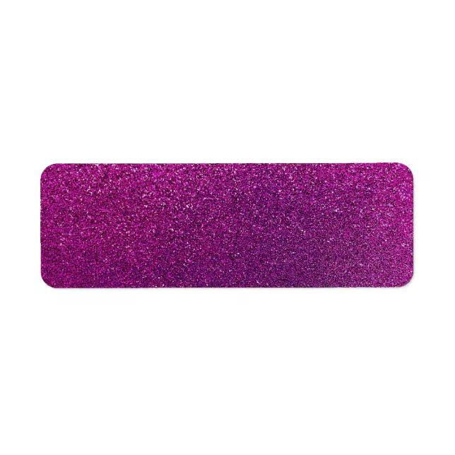 Purple Glitter Background Glittery Sparkle Label | Zazzle