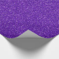 Purple Glitter Gift Wrap | Zazzle