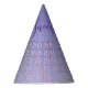 Purple Glitter Number 16, Sweet 16 Birthday Party Hat | Zazzle