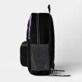 Purple Glitter Personalized Printed Backpack | Zazzle