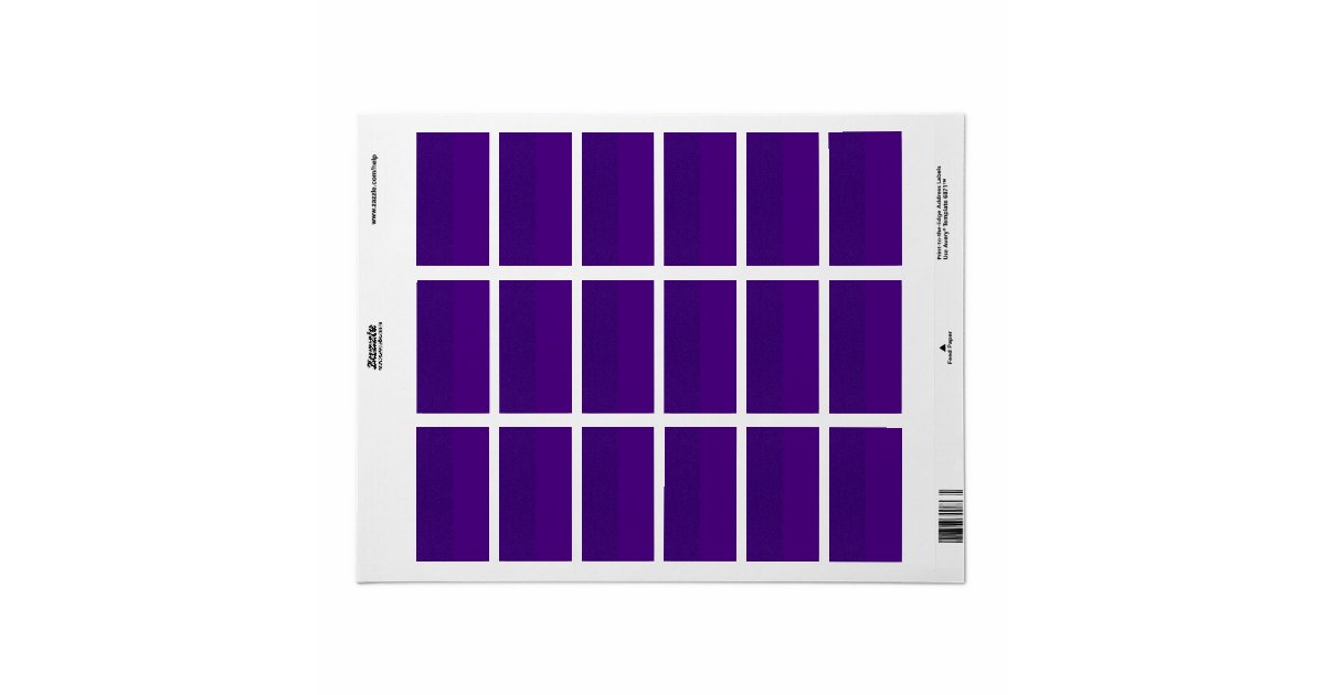 Purple Glitter Return Address Labels – Customize | Zazzle