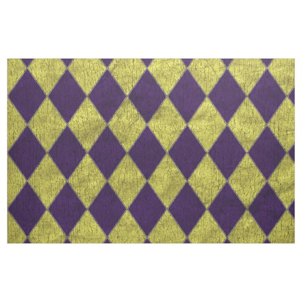 Diamond Harlequin Fabric | Zazzle