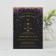 Purple & Gold Law School Graduation Invitation | Zazzle