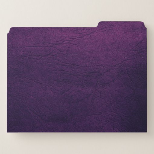 Purple gold monogrammed classy elegant chic file folder | Zazzle