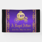 Purple Gold Royal Crown Banner | Zazzle.com