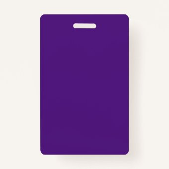 Purple Gold School College University Student ID Badge | Zazzle