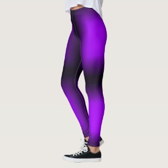 Purple Gradient Leggings | Zazzle