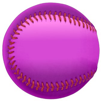 Purple Gradient Softball | Zazzle