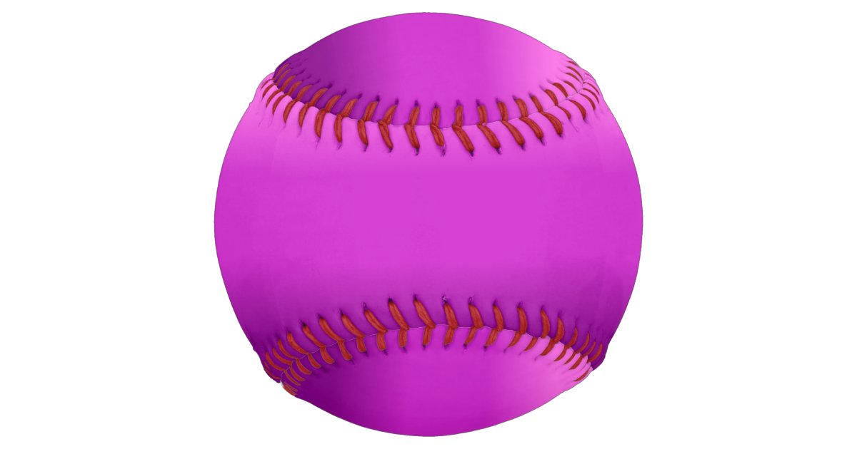 Purple Gradient Softball | Zazzle
