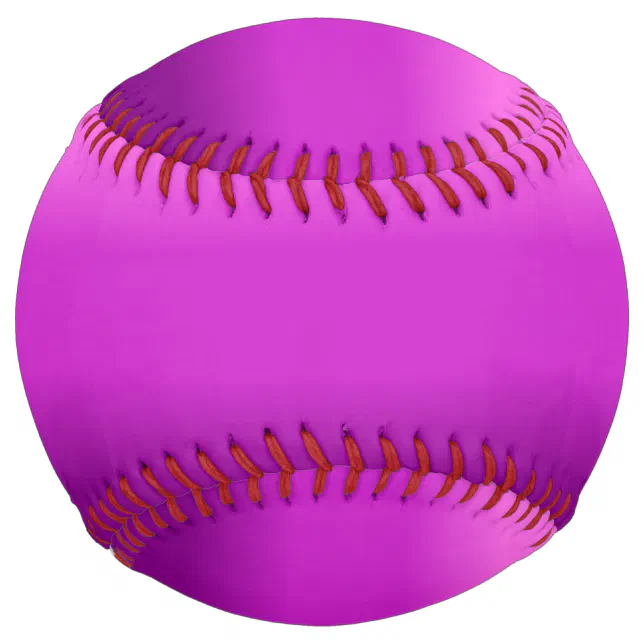 Purple Gradient Softball | Zazzle