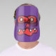 Purple Halloween Monster Face Shield | Zazzle