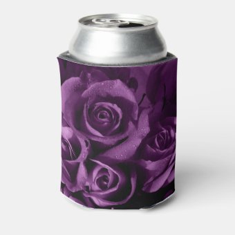 Purple Haze Rose-Custom Can Cooler | Zazzle