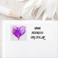**PURPLE HEART** ADDRESS LABEL | Zazzle