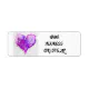 **PURPLE HEART** ADDRESS LABEL | Zazzle