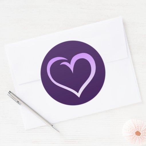 Purple Heart Logo Sticker | Zazzle