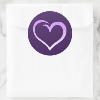 Purple Heart Logo Sticker | Zazzle