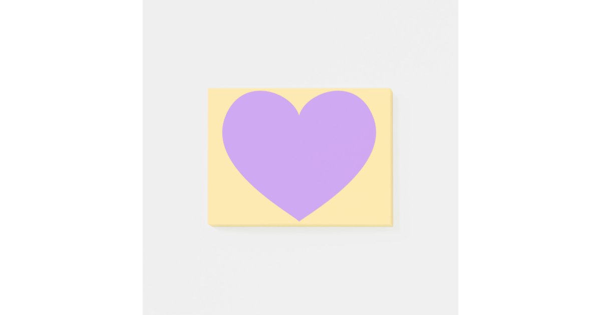 Purple Heart Post-it Notes | Zazzle