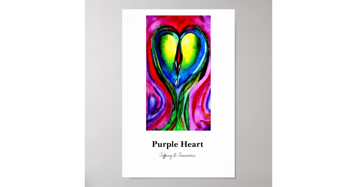 Purple Heart Poster | Zazzle