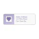 Purple Heart Return Address Labels | Zazzle
