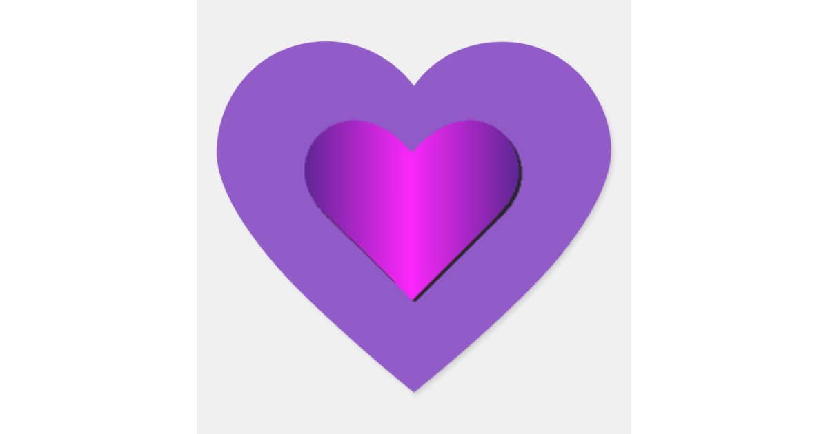 Purple Heart Sticker | Zazzle