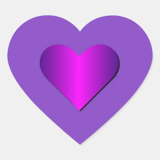 Purple Heart Sticker | Zazzle