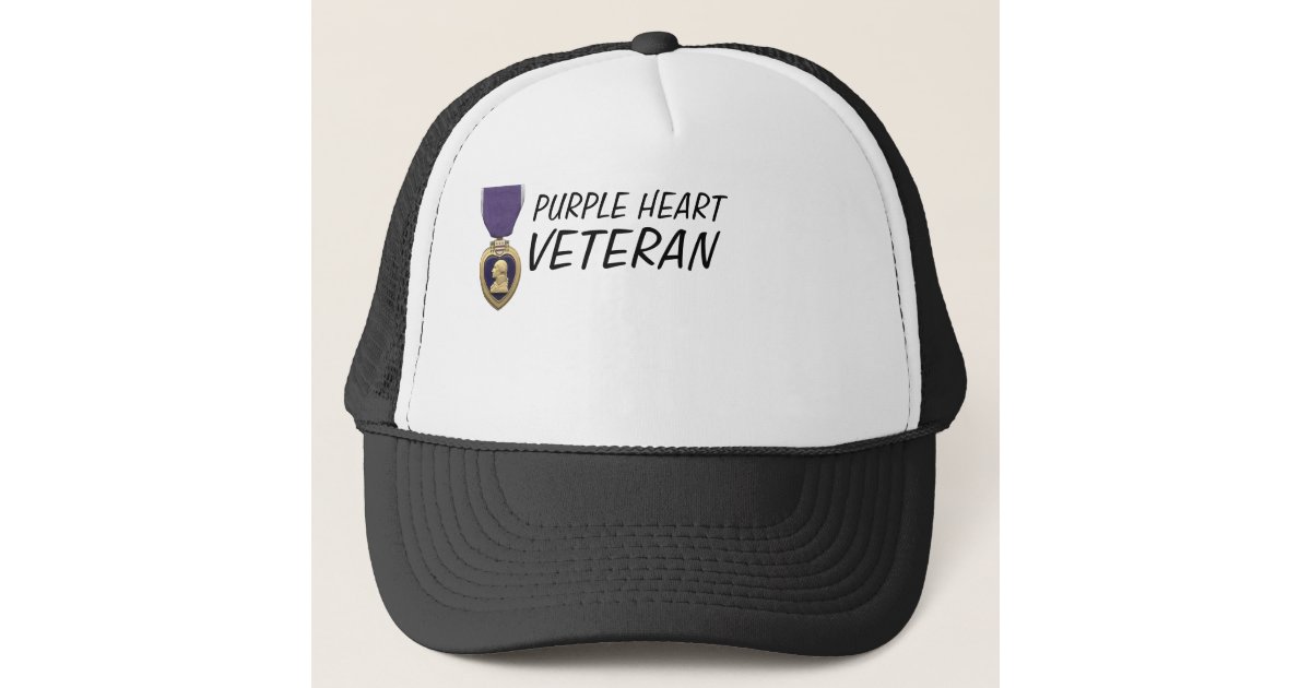 PURPLE HEART VETERAN CAP | Zazzle