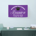 Purple High School Reunion Custom Welcome Banner | Zazzle