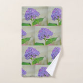Purple Hydrangea Bath Towel Set | Zazzle