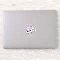 Purple Ice Skates Sticker | Zazzle