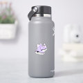 Purple Ice Skates Sticker | Zazzle