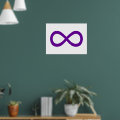 Purple Infinity Symbol Poster | Zazzle
