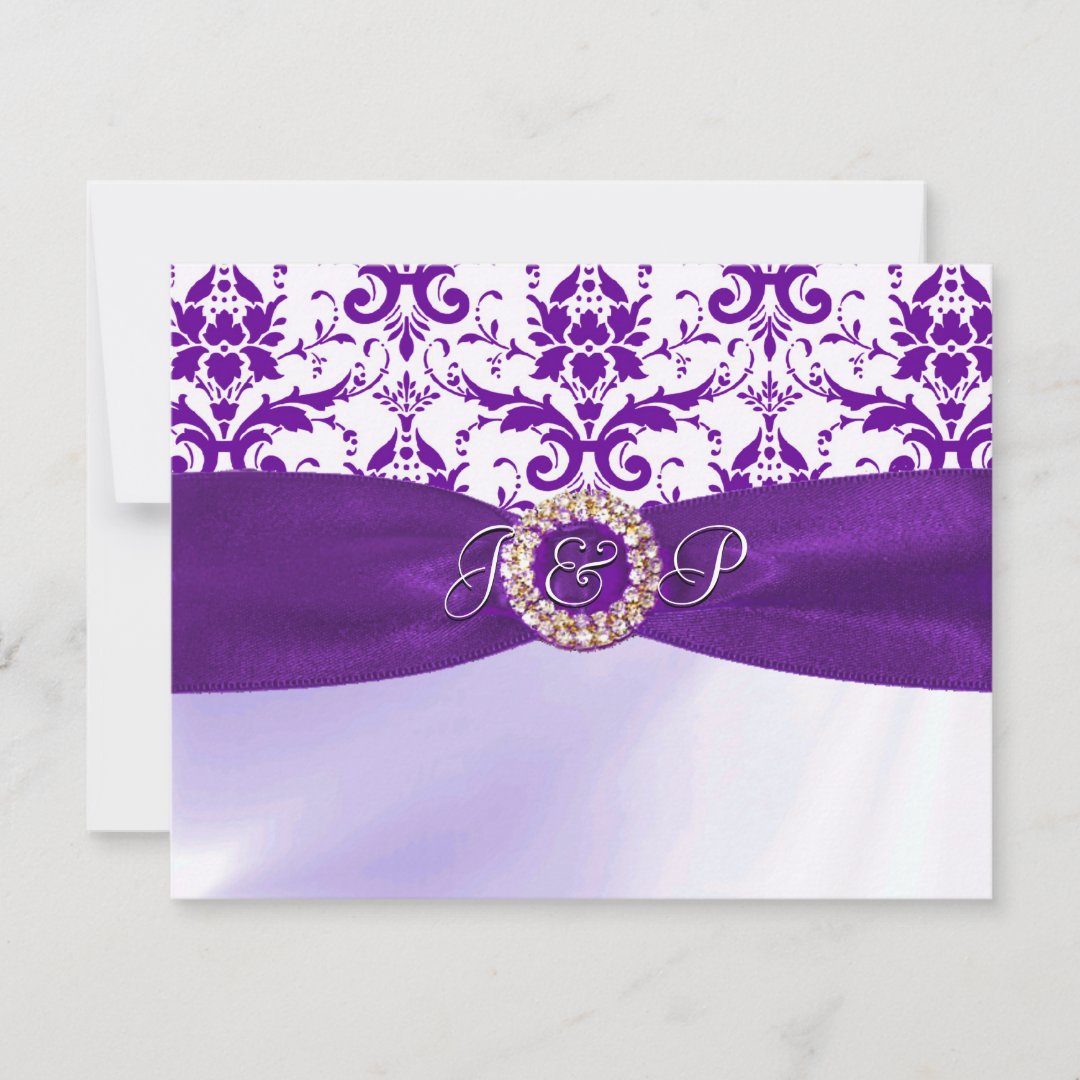Purple Invitation | Zazzle