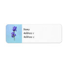 Purple Irises - Iris Flower Customized Template Label | Zazzle.com