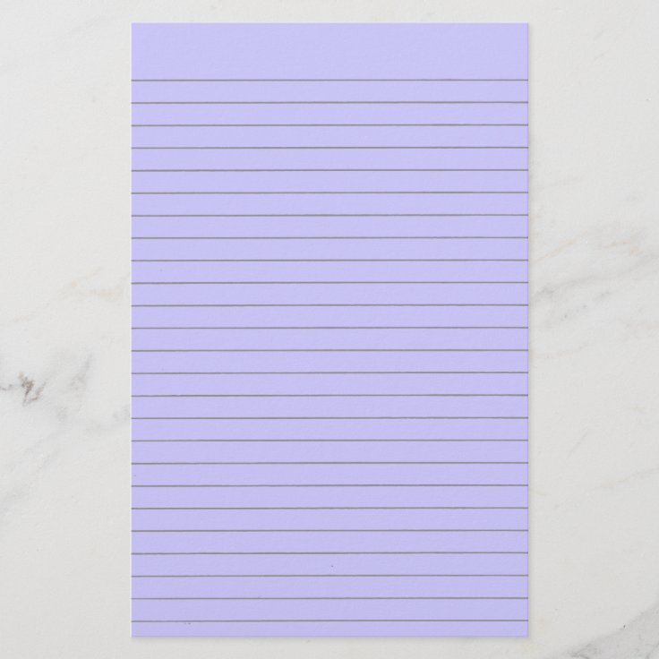 Purple Lined Stationery | Zazzle