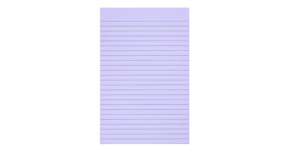 Purple Lined Stationery | Zazzle.com