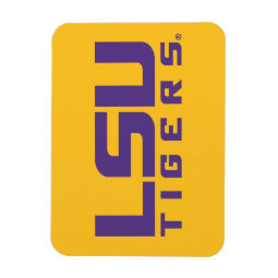 Purple LSU Tigers Logo Magnet | Zazzle