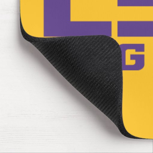 Purple LSU Tigers Logo Mouse Pad | Zazzle