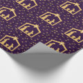 Purple Majesty Christmas Nativity Scene Wrapping Paper | Zazzle