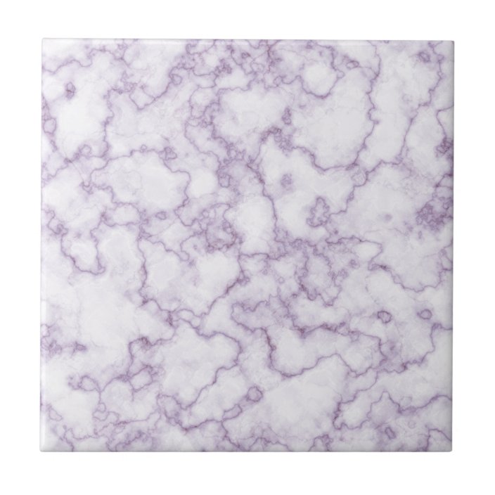 Purple Marble Pattern Ceramic Tile | Zazzle.com
