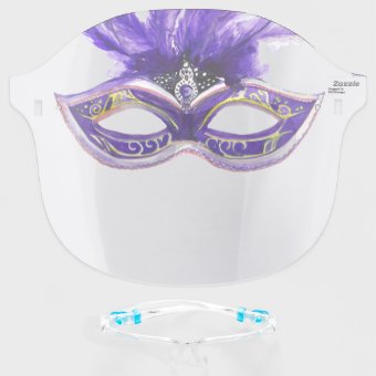 Purple Masquerade Mask | Personalized | Zazzle