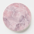 Purple Mauve Dusty Rose Blush Pink Marble Pattern PopSocket | Zazzle