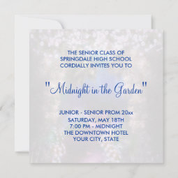 Purple Moonlight Prom Invitations | Zazzle