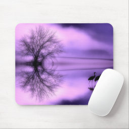 Purple Morning Mouse Pad | Zazzle